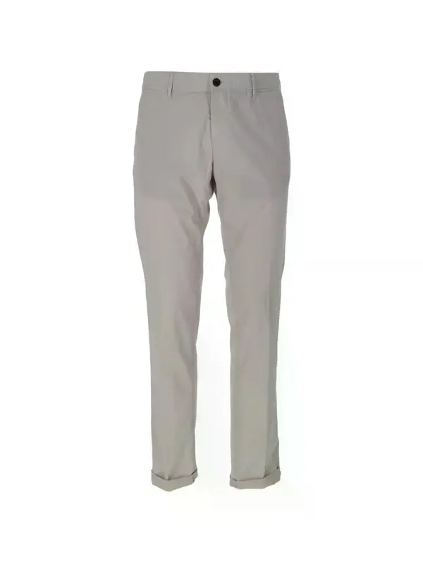Incotex Turn-up Cuff Chinos - Grey