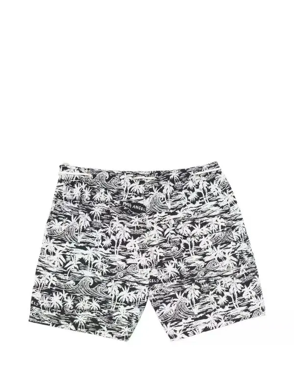 Palm Angels Palm Tree-print Swim Shorts