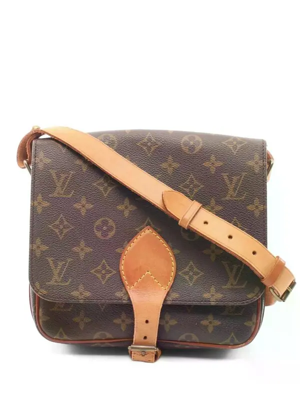 LOUIS VUITTON Monogram Canvas Cartesier Crossbody Bag - Brown