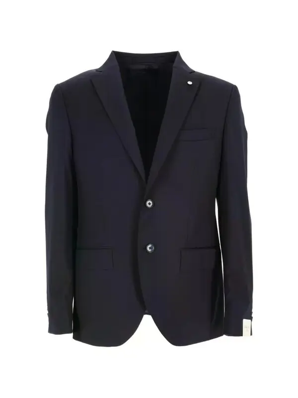 L.B.M. 1911 Single-breasted Notch-lapel Blazer