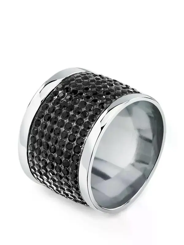 Karl Lagerfeld Crystal-embellished Band Ring
