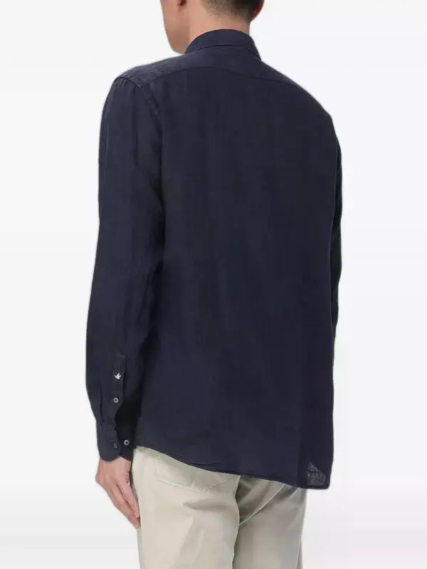 BROOKSFIELD Embroidered-logo Button-down Shirt