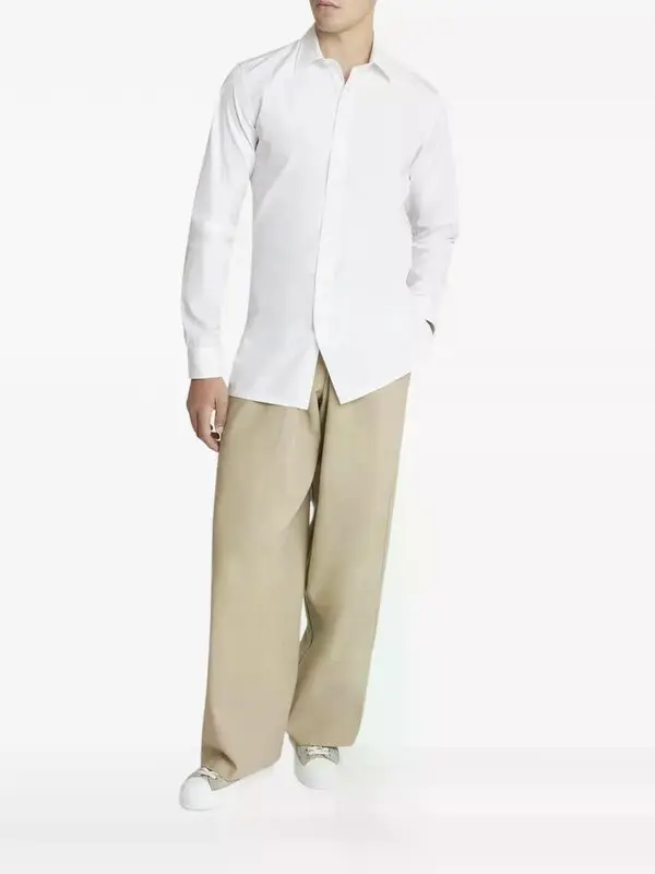 Givenchy Long-sleeve Button-down Shirt - Neutrals