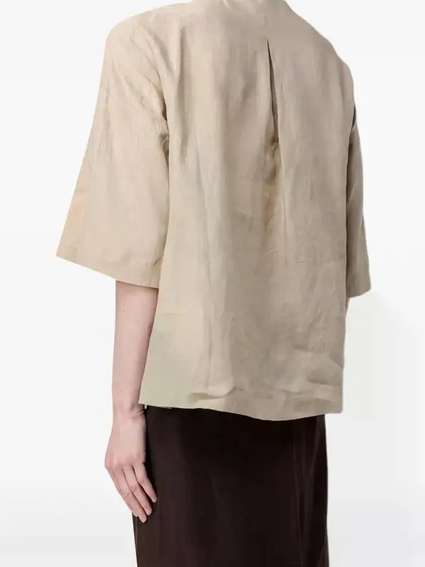 COLMAR Mandarin Collar Short Sleeve Shirt