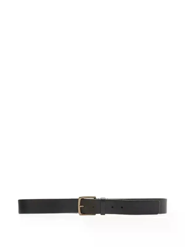 Officine Creative Strip 22 Leather Belt - Black