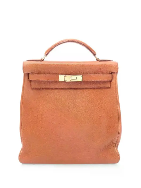 Hermès Kelly Ad Gm Backpack - Orange