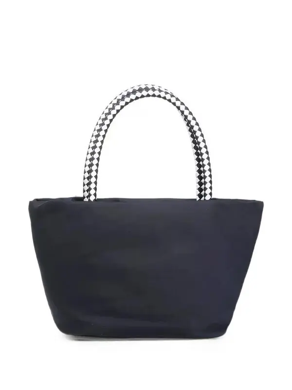 Tommy Hilfiger Woven-handle Marina Bucket Tote Bag - Blue