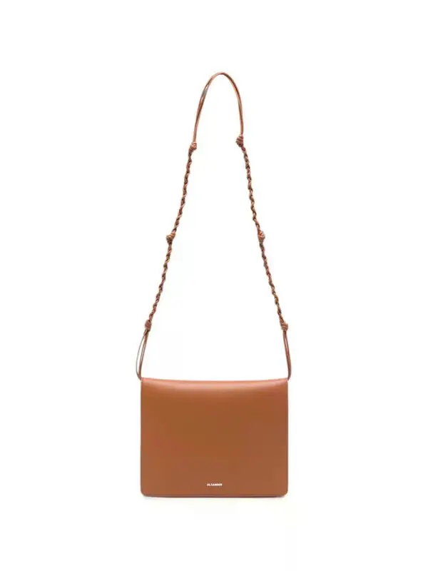 JIL SANDER Medium Tangle Messenger Bag - Brown