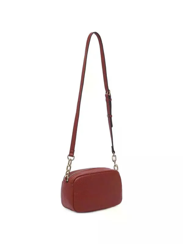 Liu Jo Grained-effect Cross Body Bag With Logo Plaque - Red