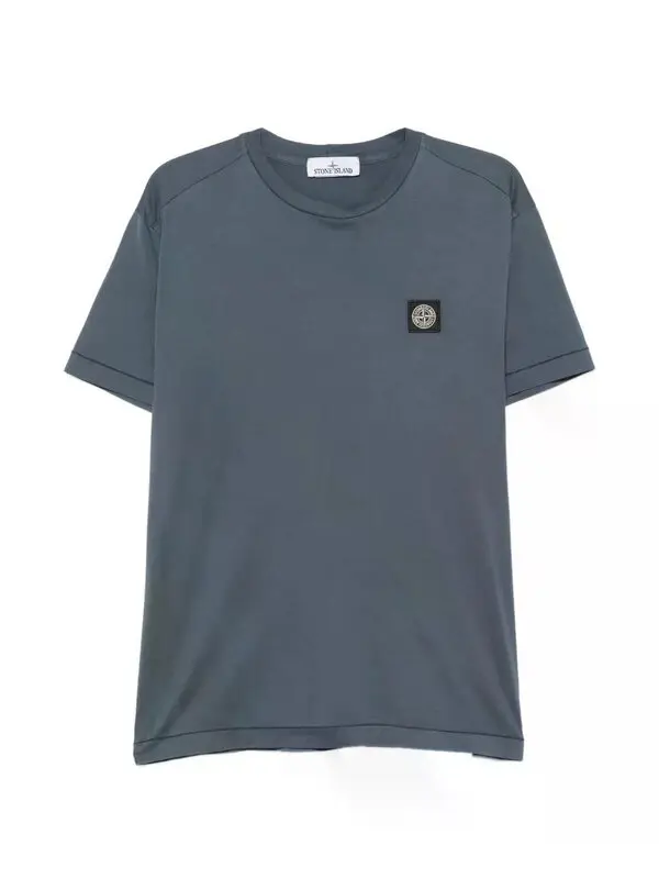 Stone Island Logo-patch T-shirt - Blue