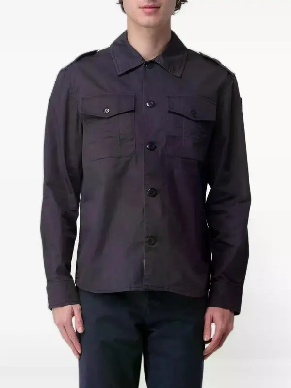 BLAUER. Button-up Chest-pocket Shirt
