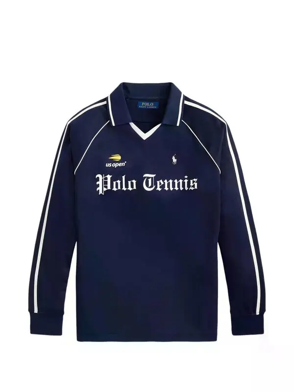 Polo Ralph Lauren Logo-print Long-sleeve Sweater - Blue