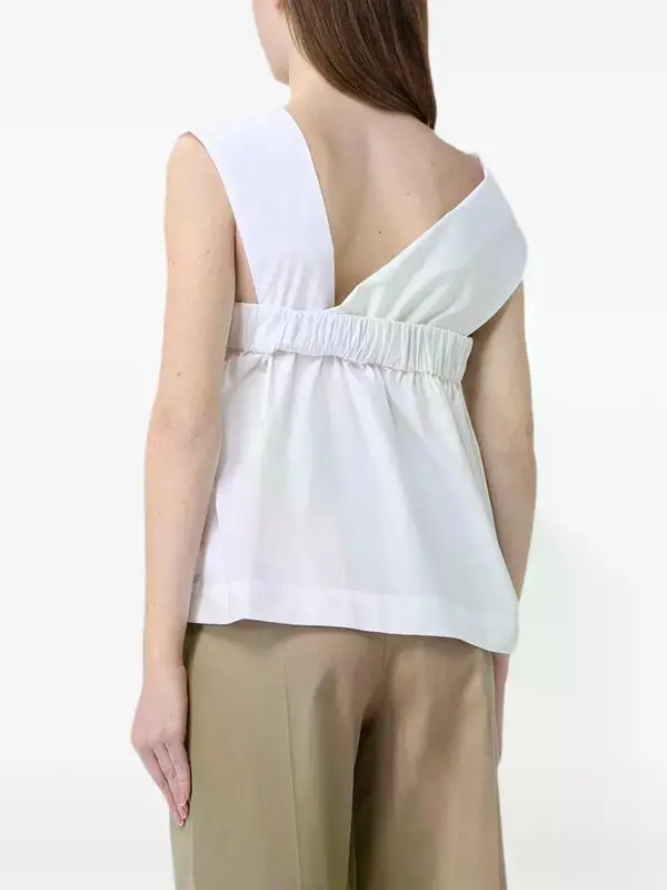 TELA One-shoulder Cotton Top