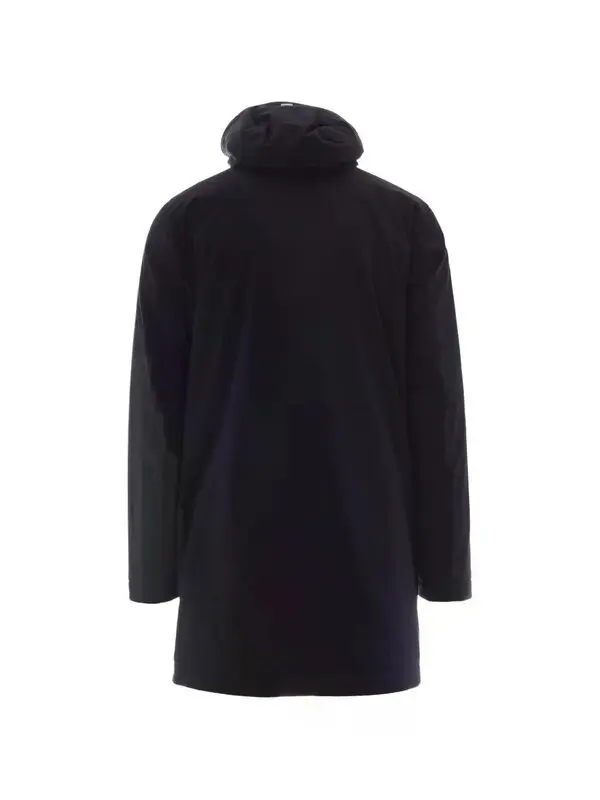 Herno Hooded Concealed-fastening Coat