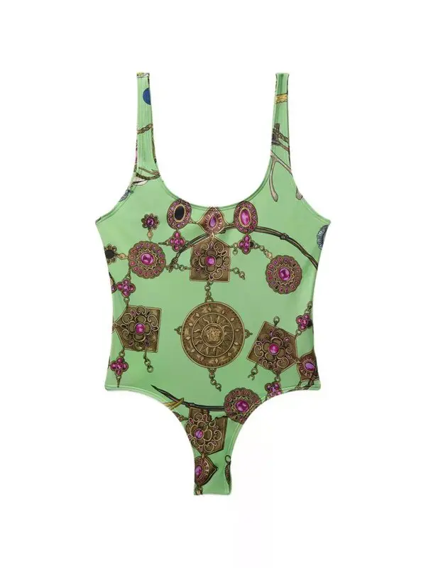 Versace Printed One-piece Swimsuit
