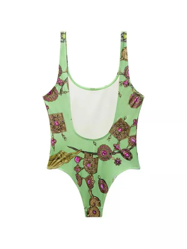 Versace Printed One-piece Swimsuit