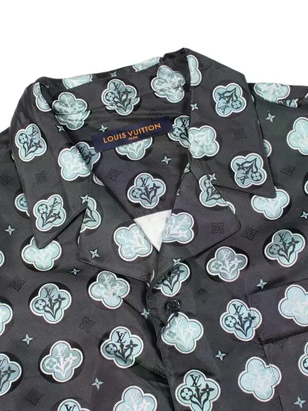 LOUIS VUITTON 2010s Monogram Silk Shirt