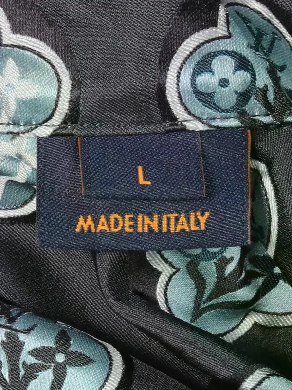 LOUIS VUITTON 2010s Monogram Silk Shirt