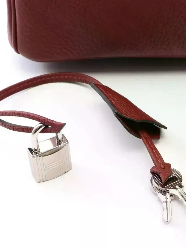 Hermès 30 Birkin Leather Tote Bag - Red