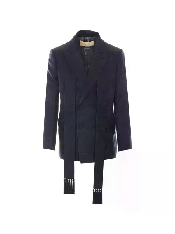 Valentino Garavani Double-breasted Blazer - Blue