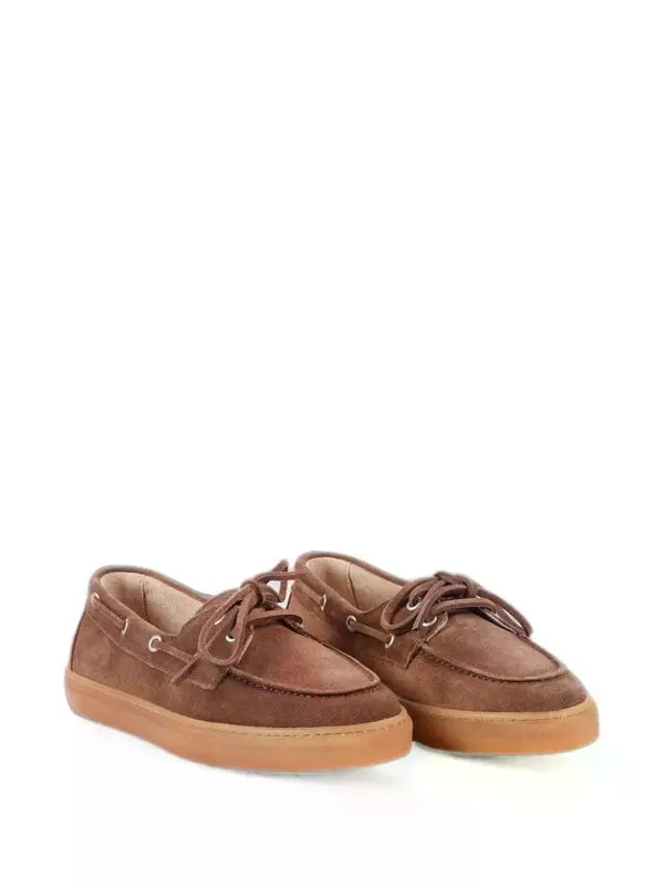 SUMMERY COPENHAGEN Suede Boat Shoes
