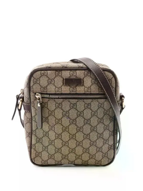 Gucci Gg Supreme Crossbody Bag - Neutrals