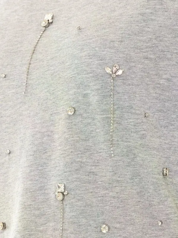 Liu Jo Crystal Embellishment T-shirt