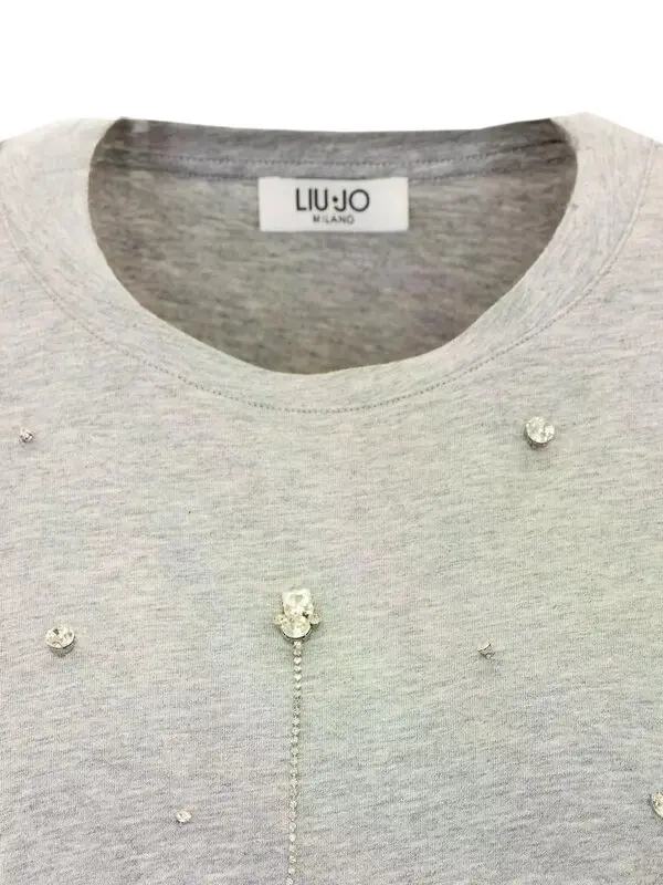 Liu Jo Crystal Embellishment T-shirt