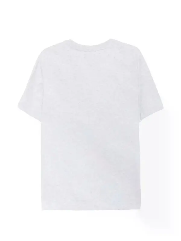 A.p.c. Logo-print Cotton T-shirt - Grey