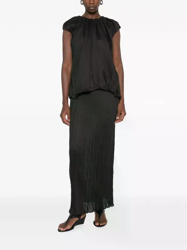 Sú Crinkled-effect Maxi Skirt