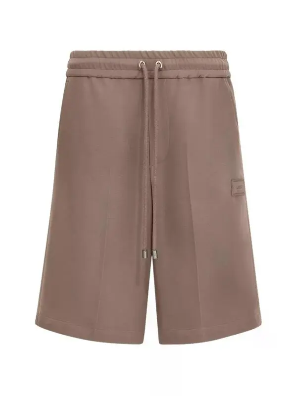 Amiri Drawstring Logo-patch Shorts