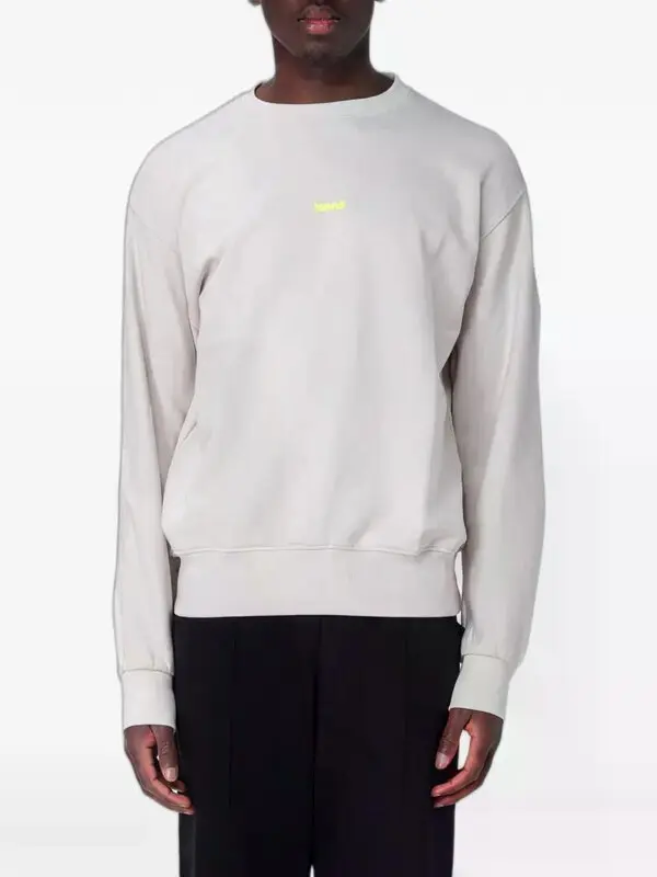 DISCLAIMER Logo-print Dropped-shoulder Sweatshirt
