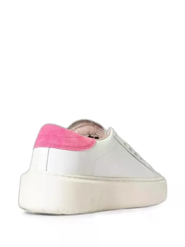 D.a.t.e. Hill Low Platform Leather Sneakers