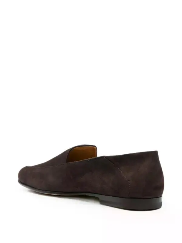 TOD'S Logo-detail Suede Loafers
