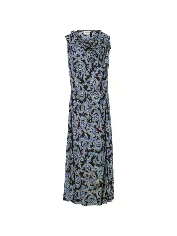 Claudie Pierlot Sleeveless Paisley Print Dress