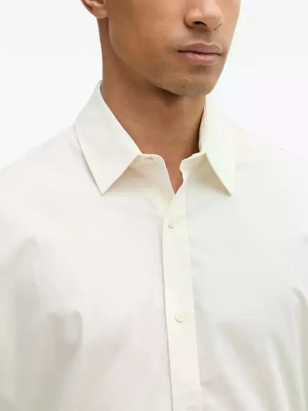 Karl Lagerfeld Logo-print Button-down Cotton Shirt