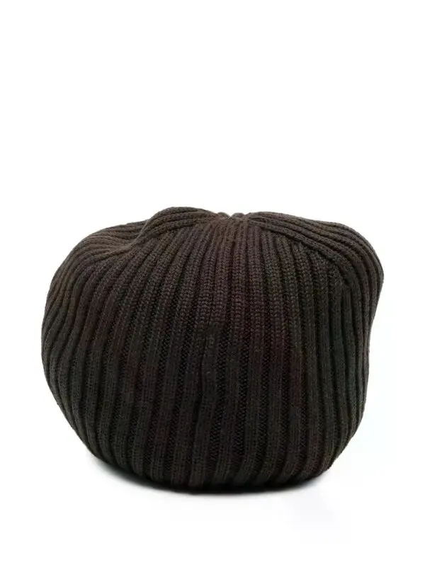 Adidas Wales Bonner Ribbed-knit Peaked Hat