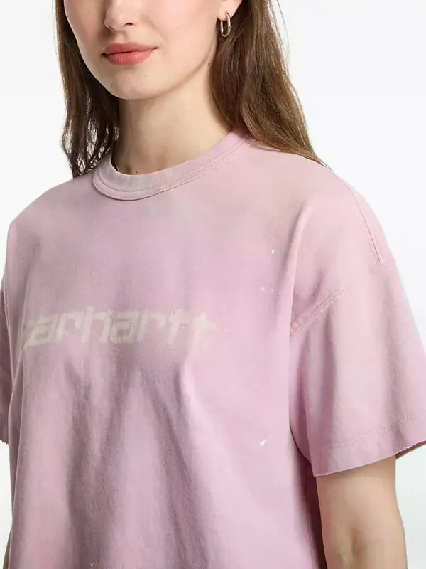 Carhartt Work In Progress Painter Splatter-effect Logo-print T-shirt
