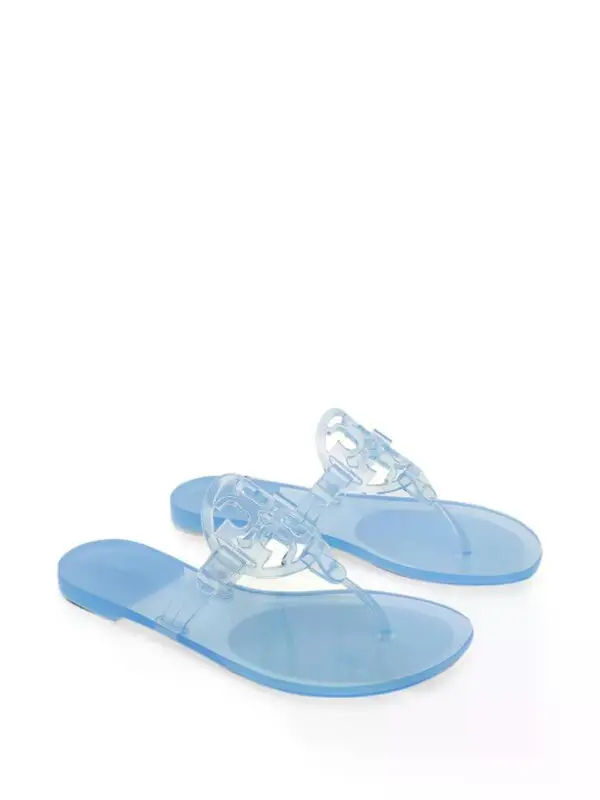 Tory Burch Miller Jelly Flip Flops - Blue
