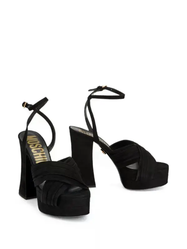 Moschino Platform Sandals - Black