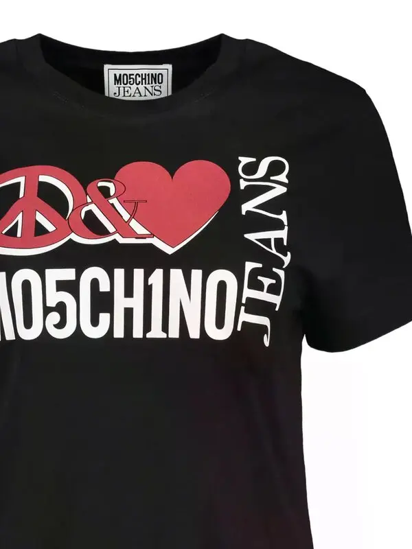Moschino Print Fitted T-shirt