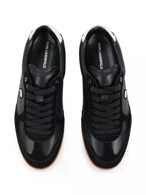 Karl Lagerfeld Ikon Nft Kandidate Lace-up Leather Sneakers