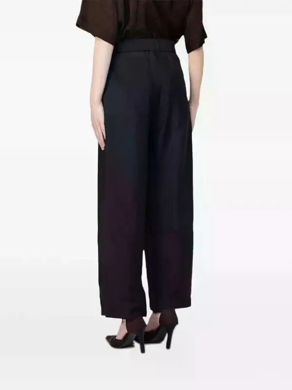 TELA Pleated Twill Palazzo Pants