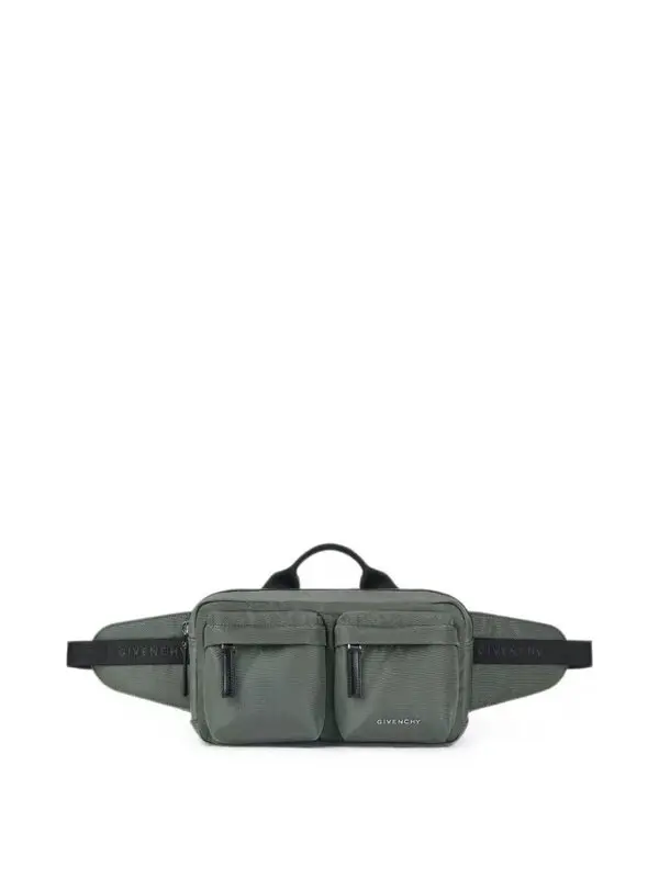 Givenchy Essential U Medium Logo-print Belt Bag - Green