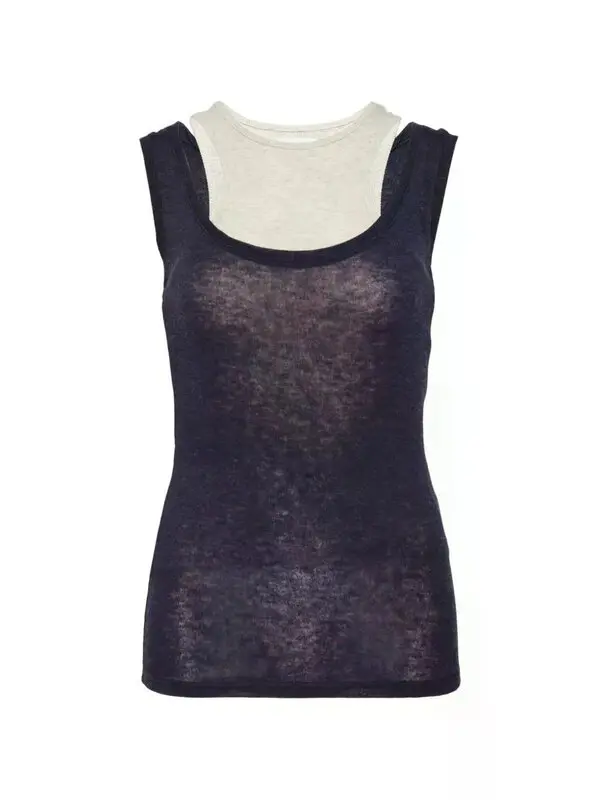 GLOWNY Layered Sleeveless Top