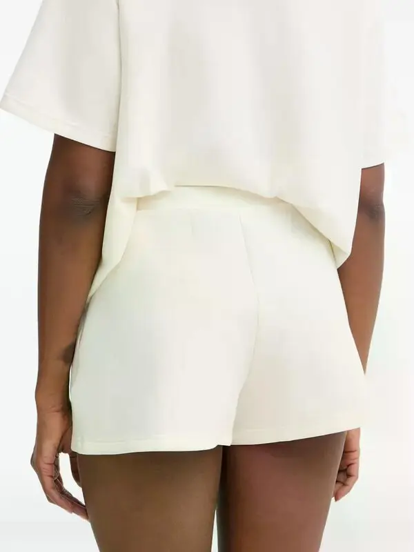 Karl Lagerfeld Logo-print Drawstring Shorts - Neutrals