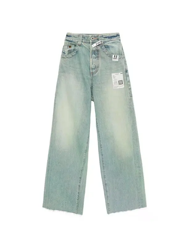 Mihara Yasuhiro Logo-patch Straight-leg Jeans