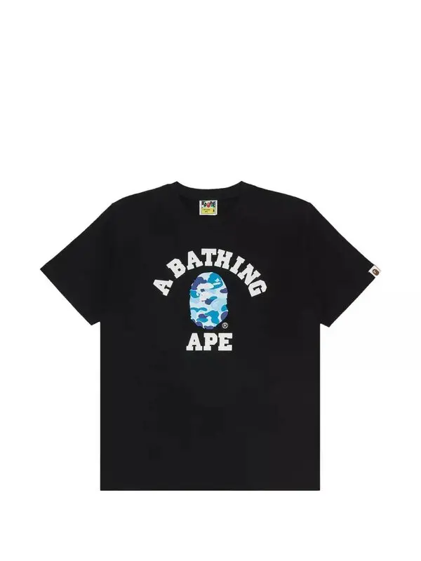 A BATHING APE Abc Camo College Cotton T-shirt