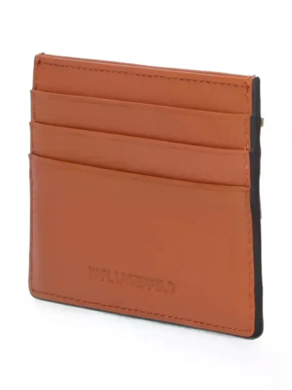 Karl Lagerfeld K/autograph Cardholder With Zip - Brown
