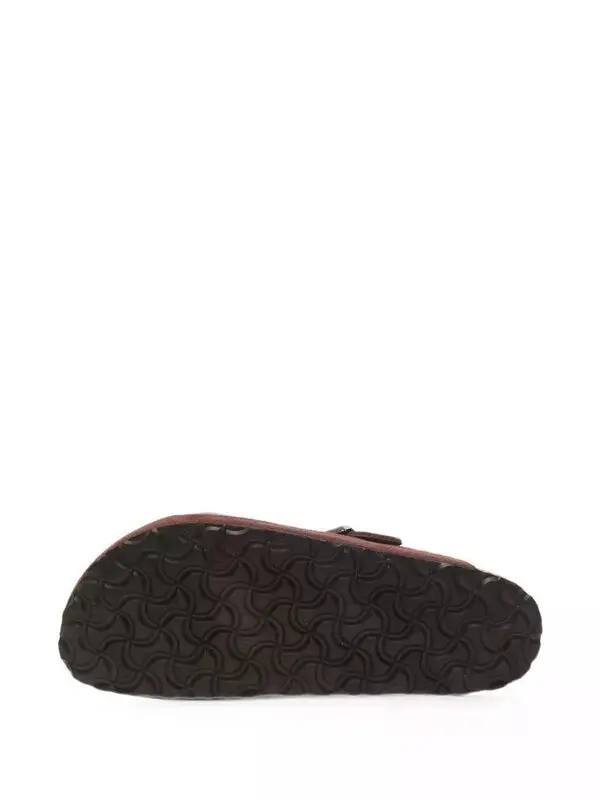 BIRKENSTOCK Boston Buckle-fastening Suede Clogs
